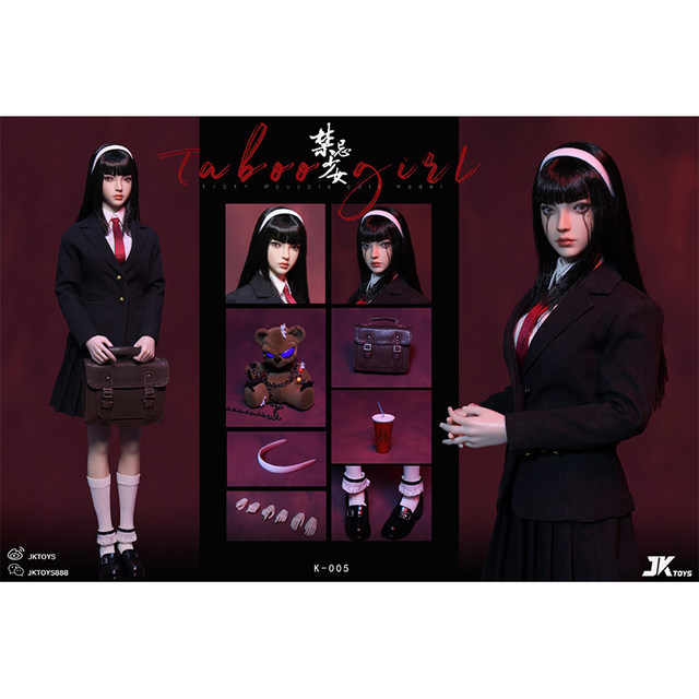 Spot JKTOYS 1/6 K-005 Taboo Girl-Fujiang cosplay version Eye-movable ...