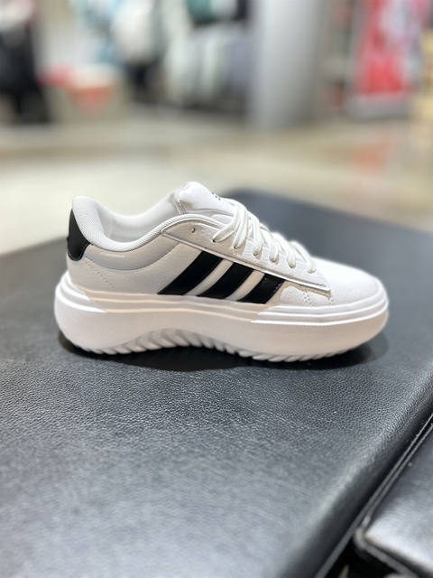 Genuine adidas Adidas women's heights of thick sole shoes Classic white ...
