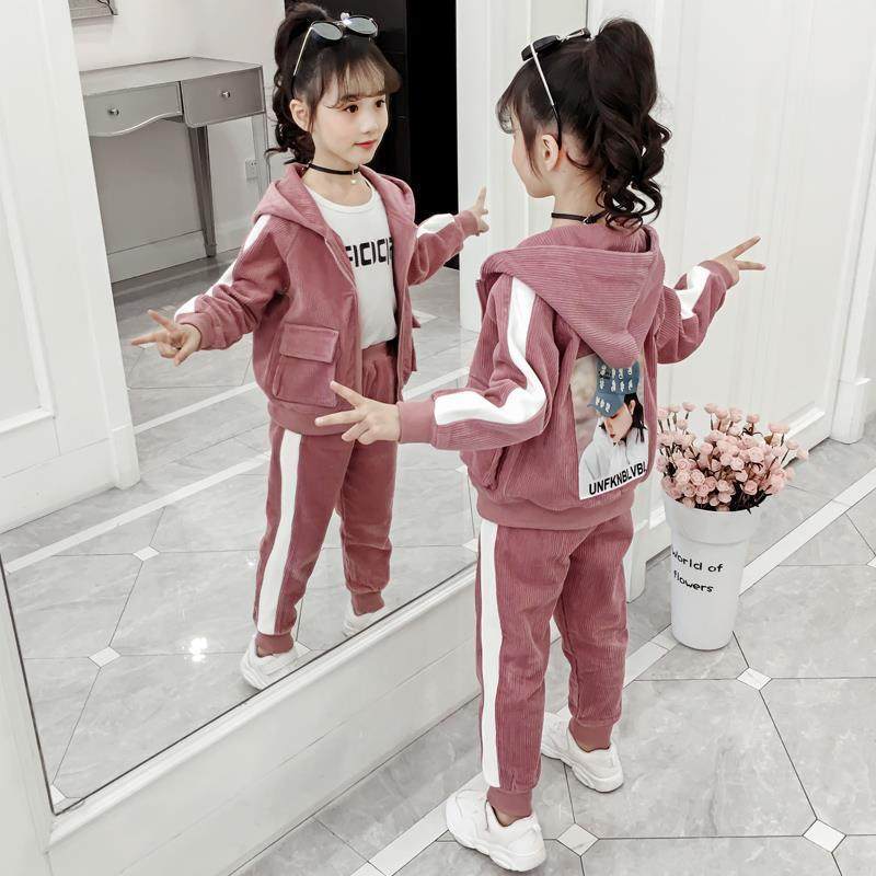 Girls Casual Suit 2024 Autumn New Style Medium and Large Children's ...