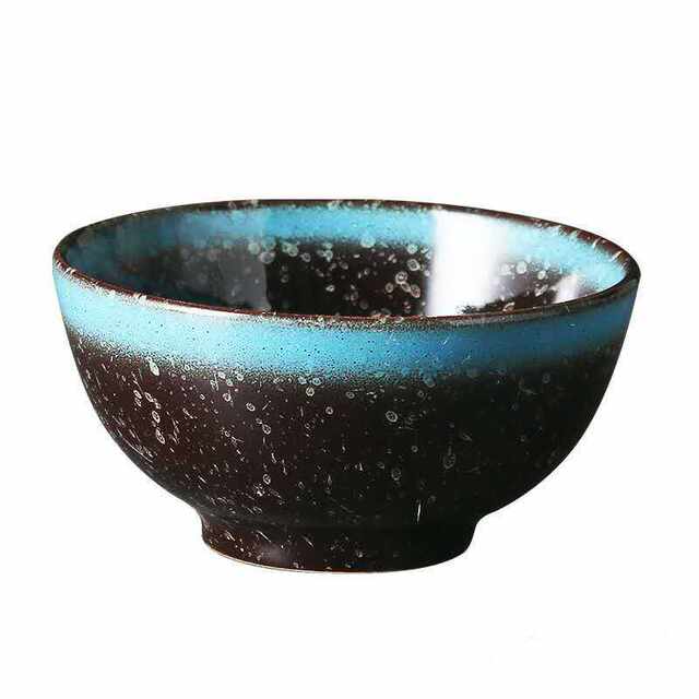 Japanese -style tableware ceramic bowl home rice bowl retro bowl ...