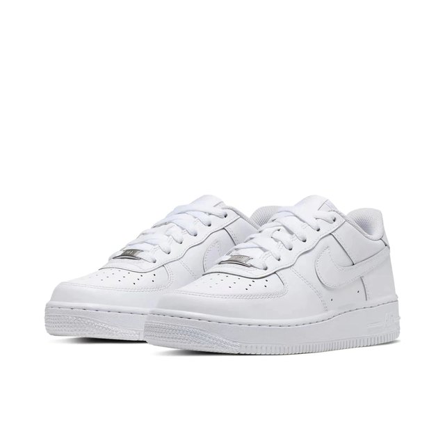 Nike Air Force 1 AF1 Pure White Air Force GS classic casual board shoes ...