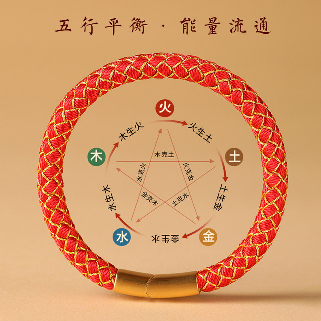 Five Elements Dragon Scale Bracelet in the Year of the Zodiac Zheng ...