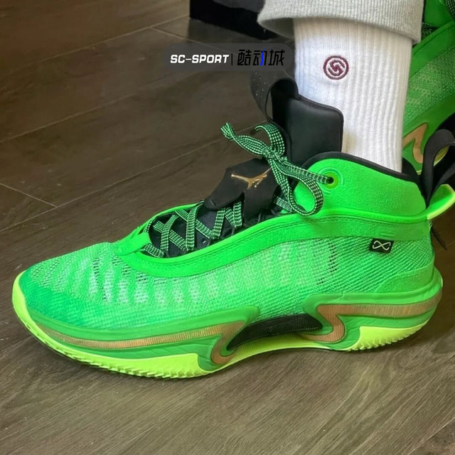 Airjordan36 men's cushioning actual wear-resistant AJ36 Tatum high-top basketball shoes DA9053-300