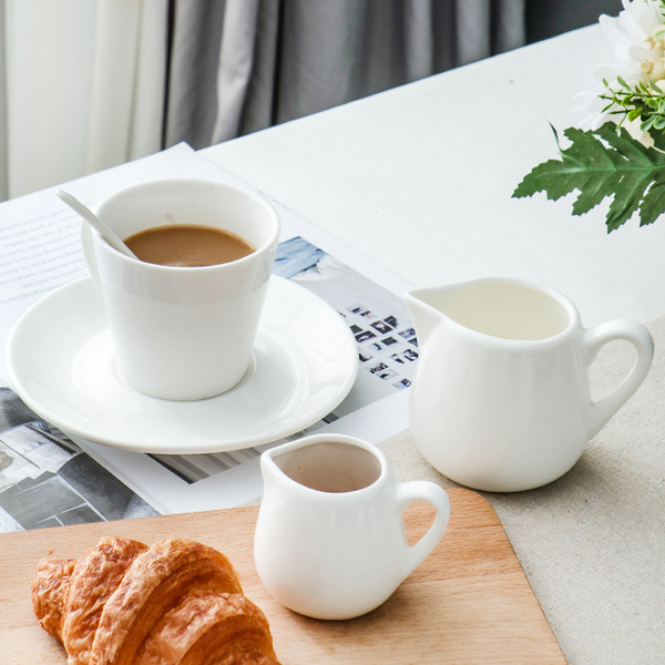 With handleless milk jug honey cup coffee spoon | Mingxuan ceramics ...