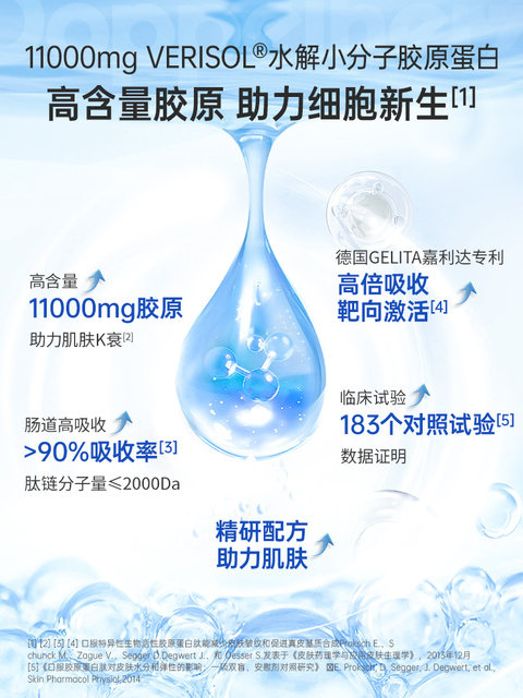 German Double-heart Hydrolyzed Collagen Liquid Drink Collagen Women's ...