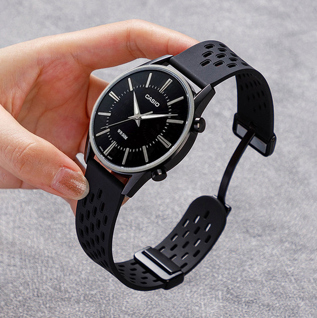 Watch with men's holes, silicon glue breathable magnetic absorption ...