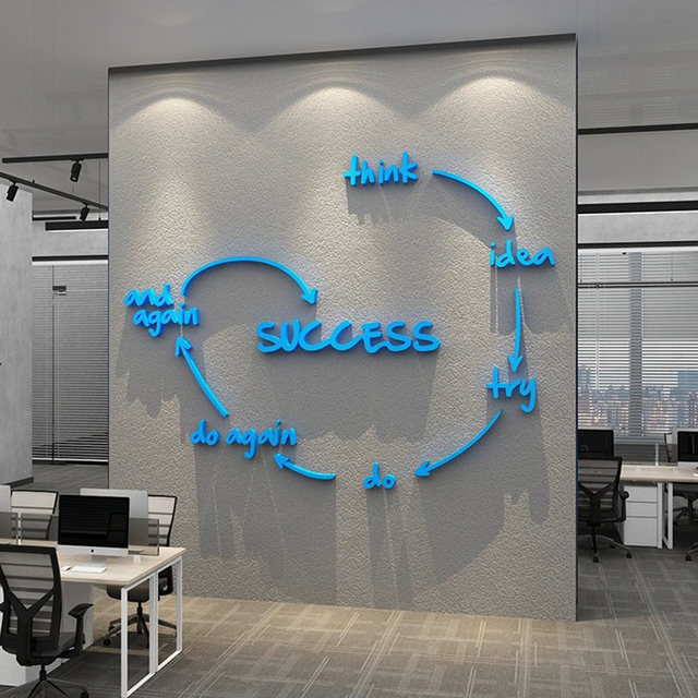 Company corporate decorations creative office employees inspirational ...
