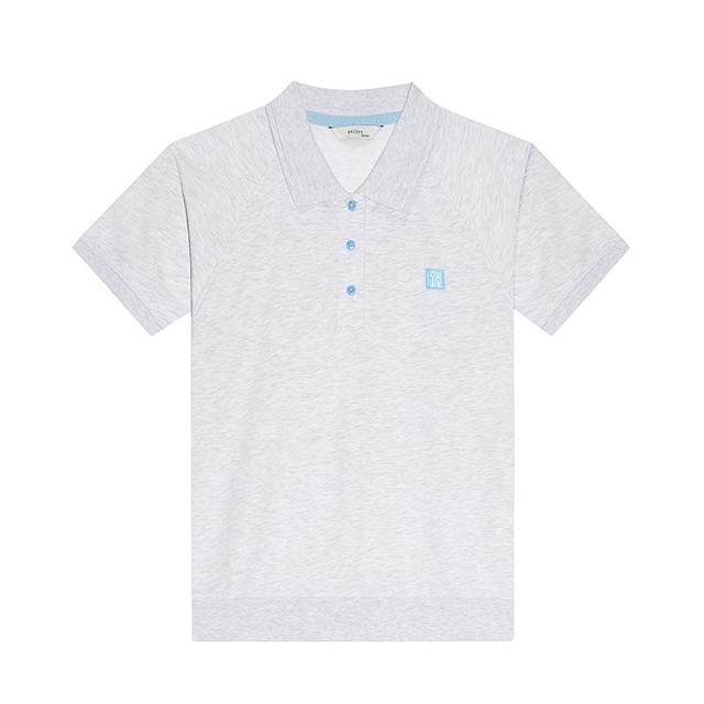 Hazzys Hargis Personal Sleeve POLO Golden Ms. New Loose Short Sleeve T ...