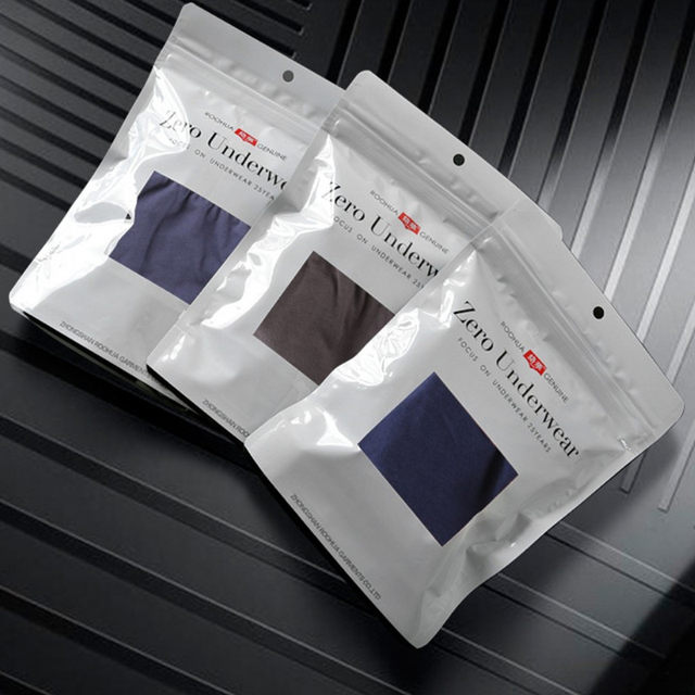 All -cotton men's underwear 100%cotton medium waist triangle pure color ...