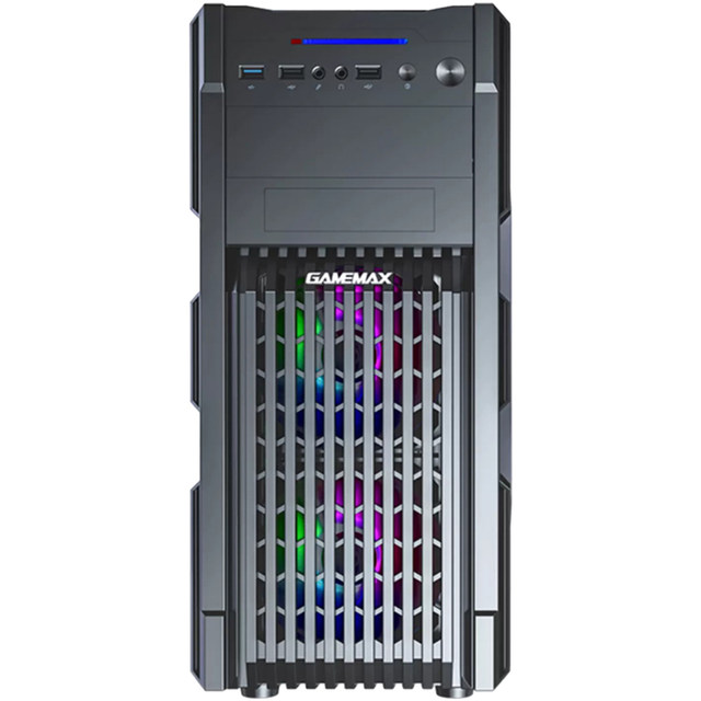 GAMEMAX Game Empire Wolf Colorful Dustproof Multi-hard Drive Game ATX ...