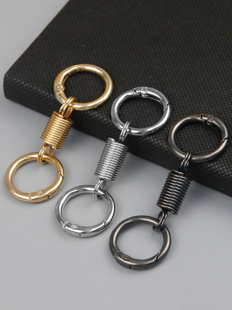 Ring waist keychain high-end pendant electric vehicle keychain 2024 new ...