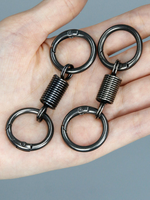 Ring waist keychain high-end pendant electric vehicle keychain 2024 new ...