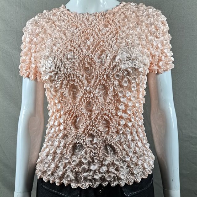 Miyako Pineapple Clothes Summer New Slim Fish Scale Shirt Slimming ...