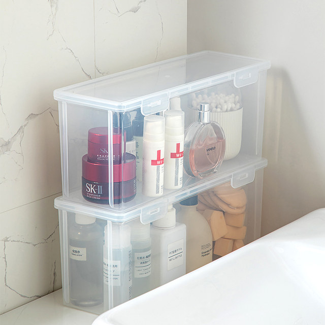 Bathroom vanity cosmetics storage box bathroom skin care product ...