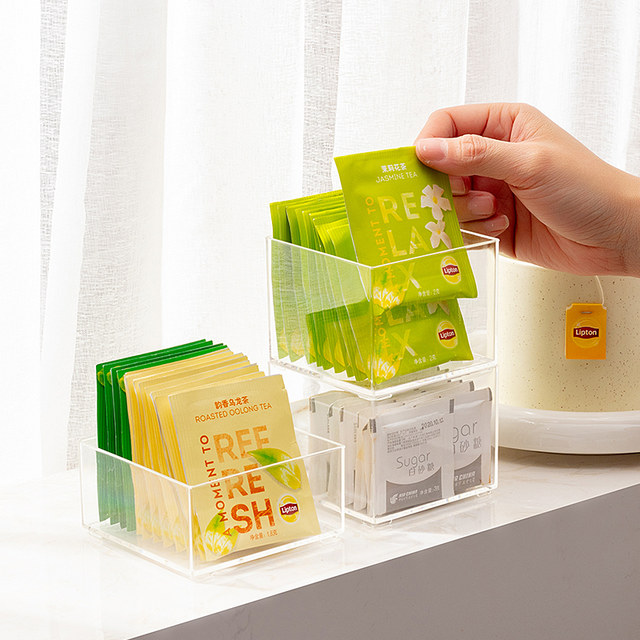 Stationery note storage box desktop square drawer grid student ...