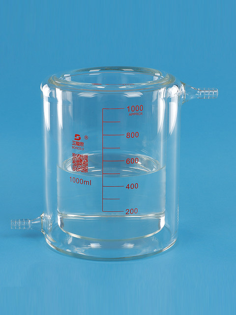 Spot Sanaisi double-layer jacketed beaker 50 100 250 500 1000 2000ml ...