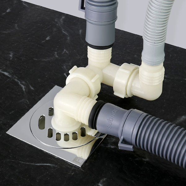 Submarine washing machine three-way drainage pipe sewer | Submarine ...