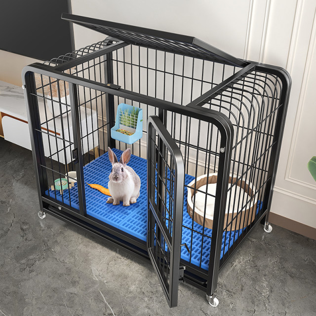 Rabbit cage indoor home rabbit breeding special large guinea pig Dutch ...