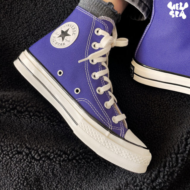 Converse Converse 1970s Imperial Purple Candy Purple High Top Low Top ...
