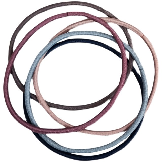 Thin hair rope women's scalp rubber band Korean simple hair ring Mori ...