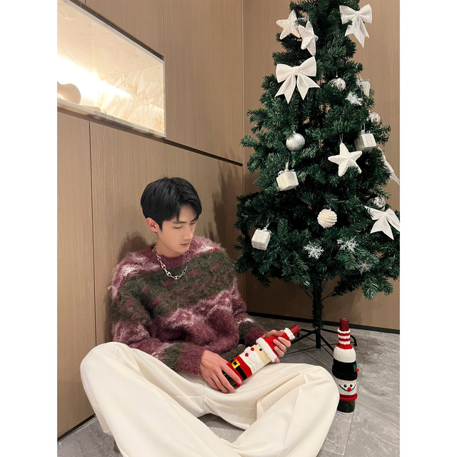 DBWDoublewin-Christmas theme sweater furry pullover winter new style ...