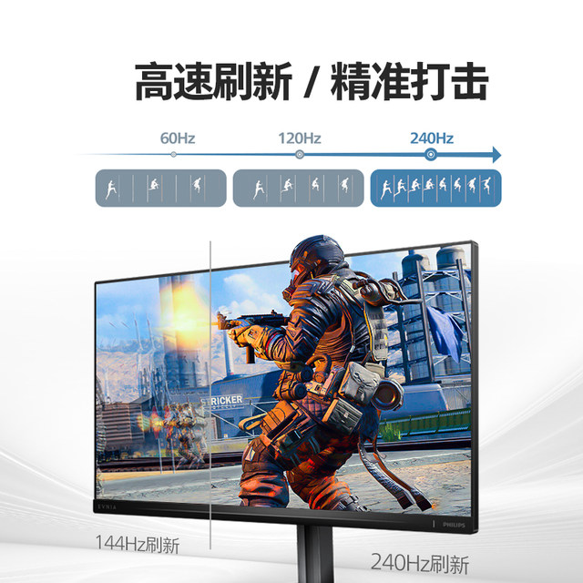 Philips 240Hz Black God Monitor 25-inch high-brush gaming desktop ...