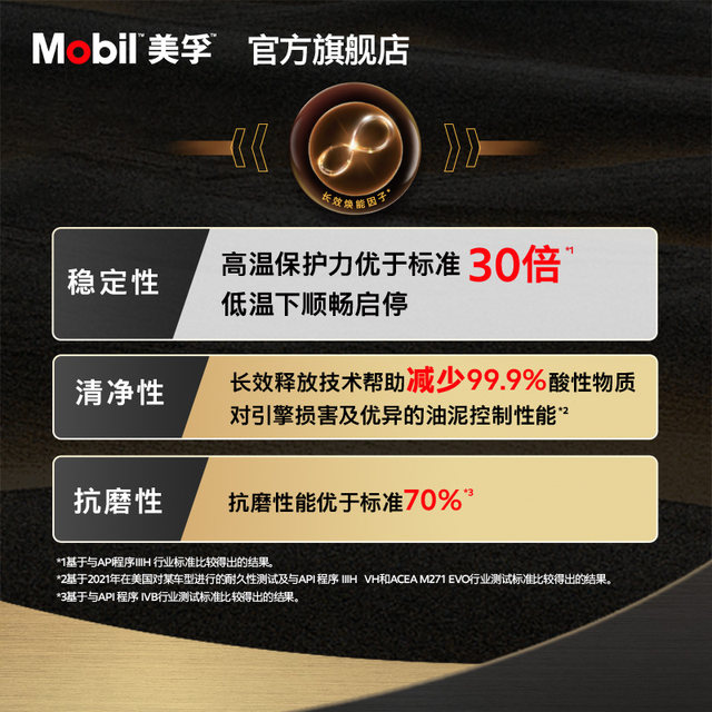 Genuine Mobil No. 1 classic performance gold Mobil 0W-4010LSP advanced ...
