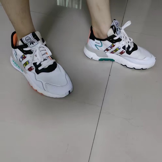 Adidas/Adidas Clover NITEJOGGER men's and women's reflective cushioning ...