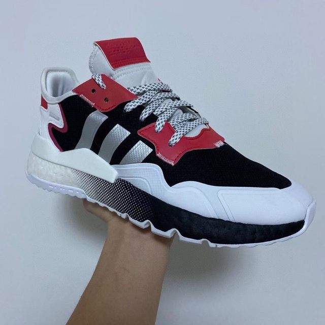 Adidas NITEJOGGERBOOST summer men's and women's reflective sports ...