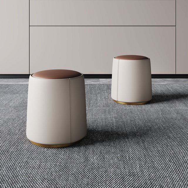 Light luxury tea stool Nordic home tea table stool dressing table small ...