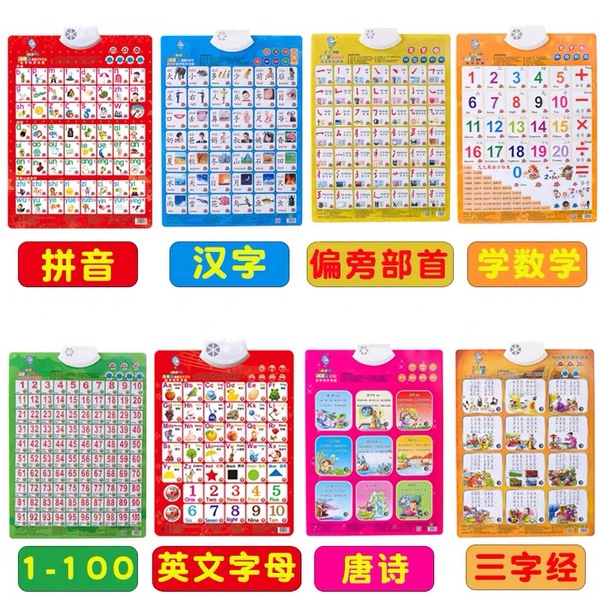 Chinese Pinyin Wall Chart Learning Machine For Primary School Students ...