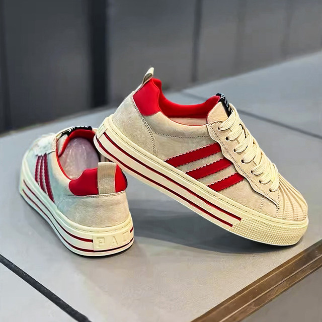 European station men's shoes summer sports and leisure shell head shoes ...