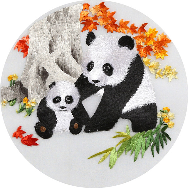 Su embroidery beginners handmade diy kit embroidery material package ...