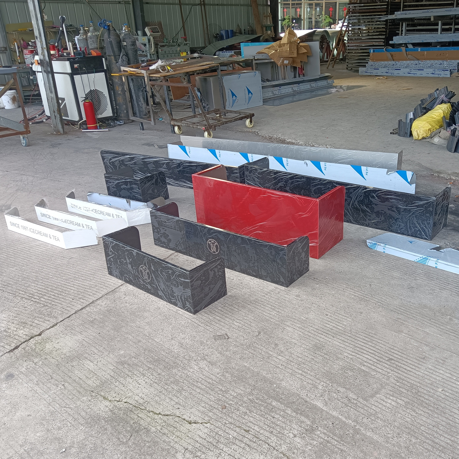 Stainless Steel Bar Backsplash Front Desk Sink Fence Hotel Workbench ...