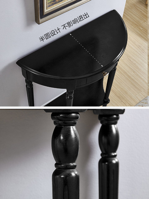 Solid Wood Pass Table American Passeeing Cabinet Porch Porch table ...