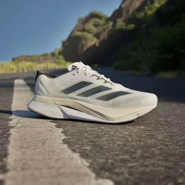 Adidas Adizero Boston 12 wear-resistant cushioning men's racing running ...