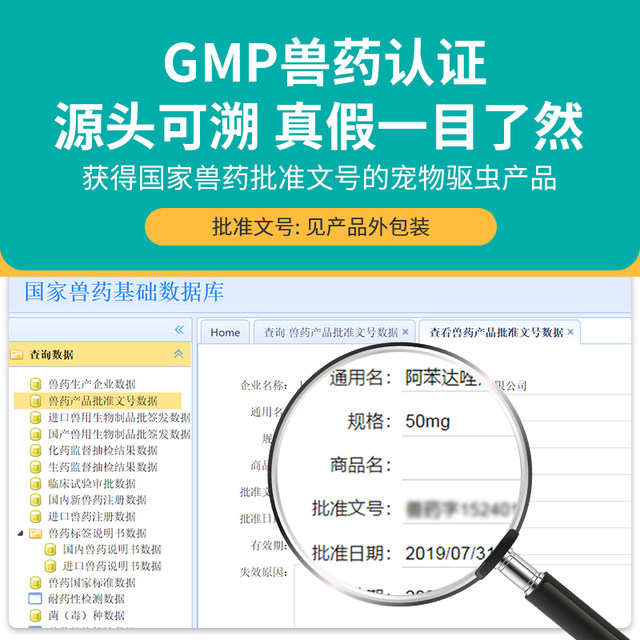 Albendazole tablets, an anthelmintic drug for cats and dogs, integrated ...