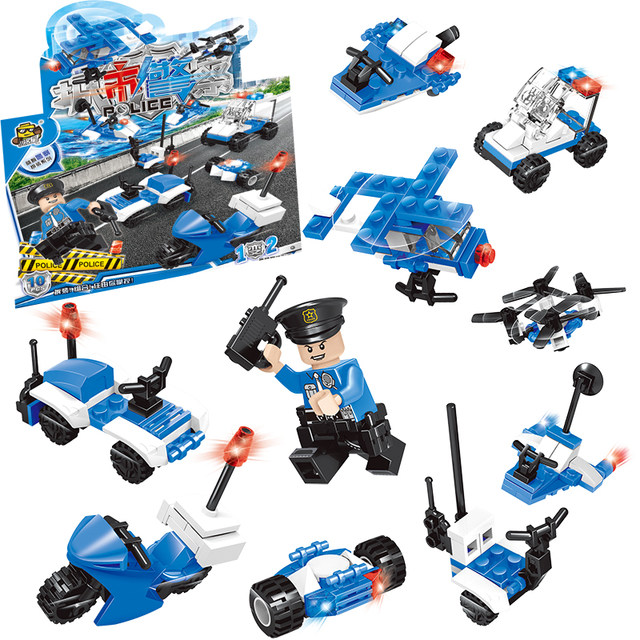 New children's assembly building blocks, assembling elementary small ...