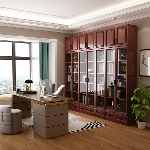 Simplicity Modern Study Room Two Storage File Customized Combination ...