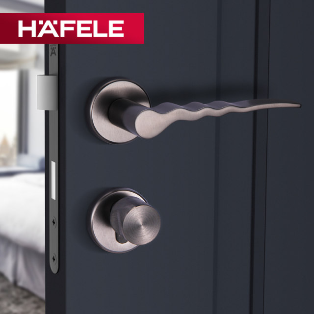 German Hafele Bedroom Door Import Copper Door Handle Separates Wooden ...