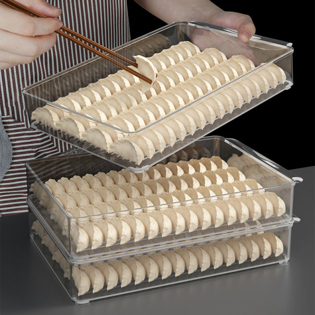 Dumpling box household food-grade freezing special kitchen refrigerator ...