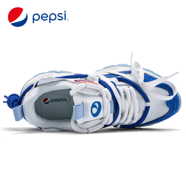 Pepsi dad shoes men's retro old men's and women's straps increased mesh ...