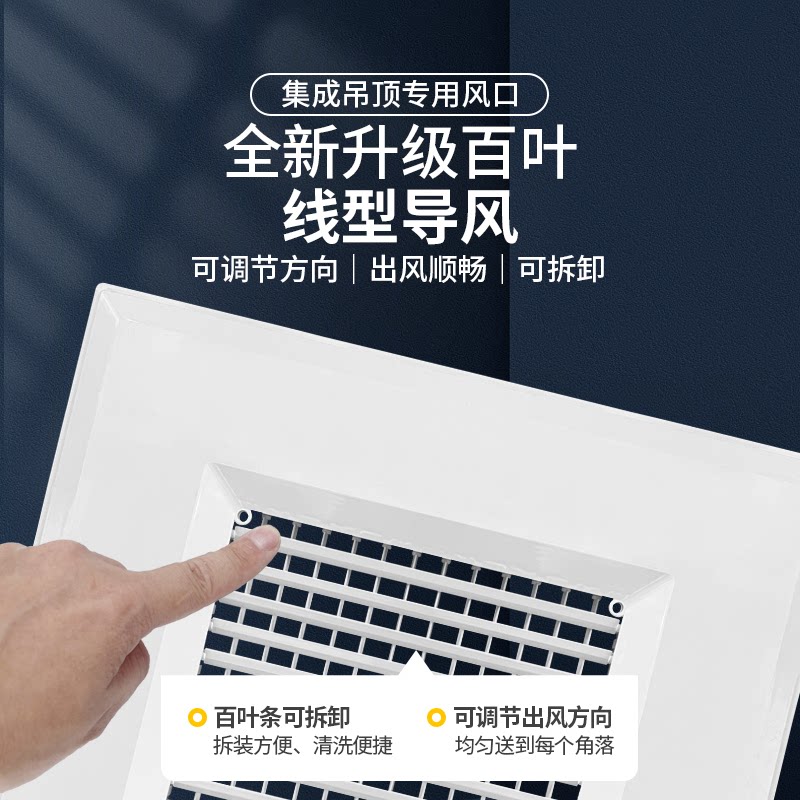 ABS Plastic Double-Layer Louver 600*600 Integrated Ceiling Aluminum ...