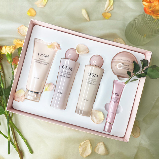 Oshiman whitening and spot-lightening lotion set hydrating and ...