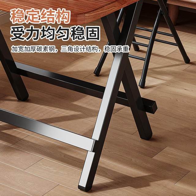 Folding table Household small apartment portable dining table night ...