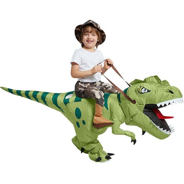 Halloween children's costumes riding dinosaur mounts pants toy funny ...