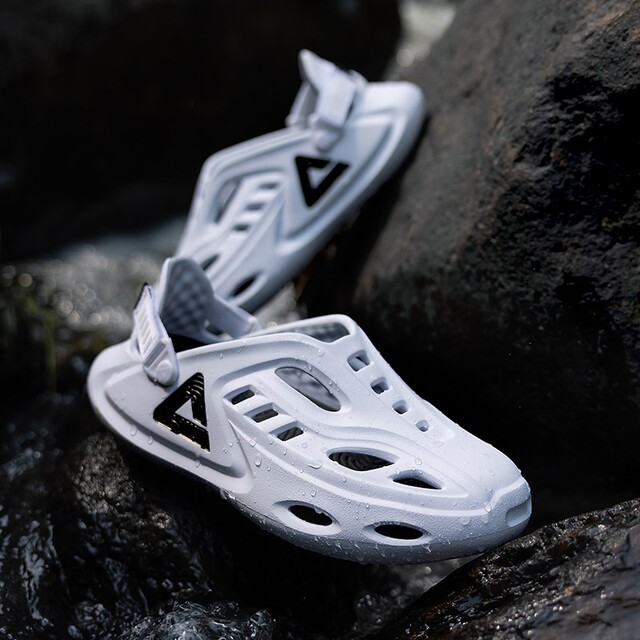 Peak Crocs 2.0 Parade Summer Outerwear New Anti-Slip Sandals Soft ...