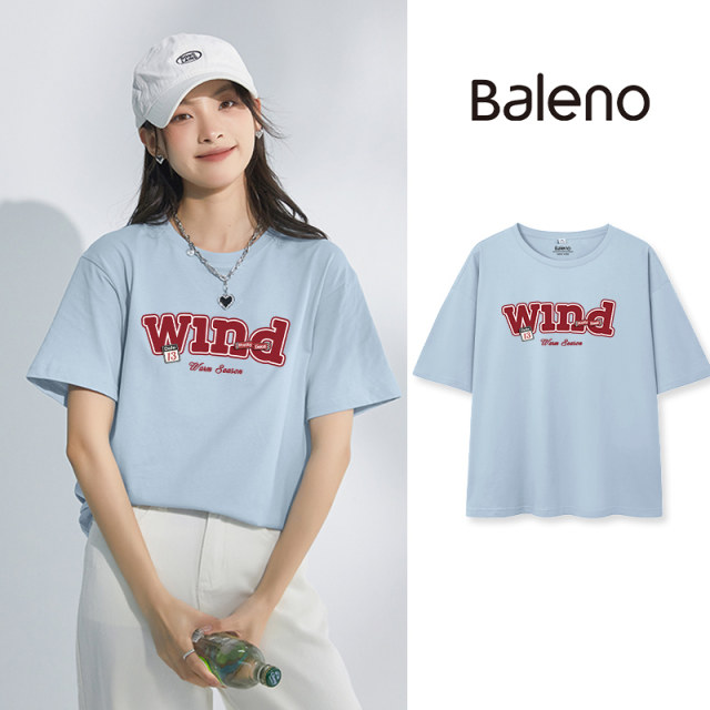Baleno high quality loose t-shirt for women 2024 new summer unique and ...