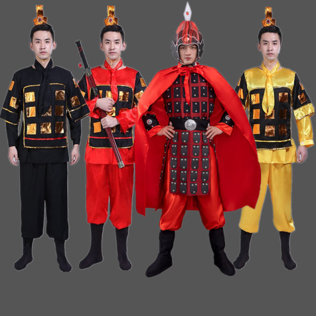 Ancient film and television drama costume Three Kingdoms general armor ...