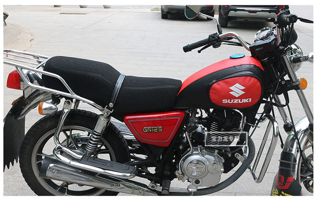 Suitable for Suzuki Gn125-3/3F/5/5F Little Prince Hj125-8Rlsv Motorcycle Fuel Tank Bag Leather Cover